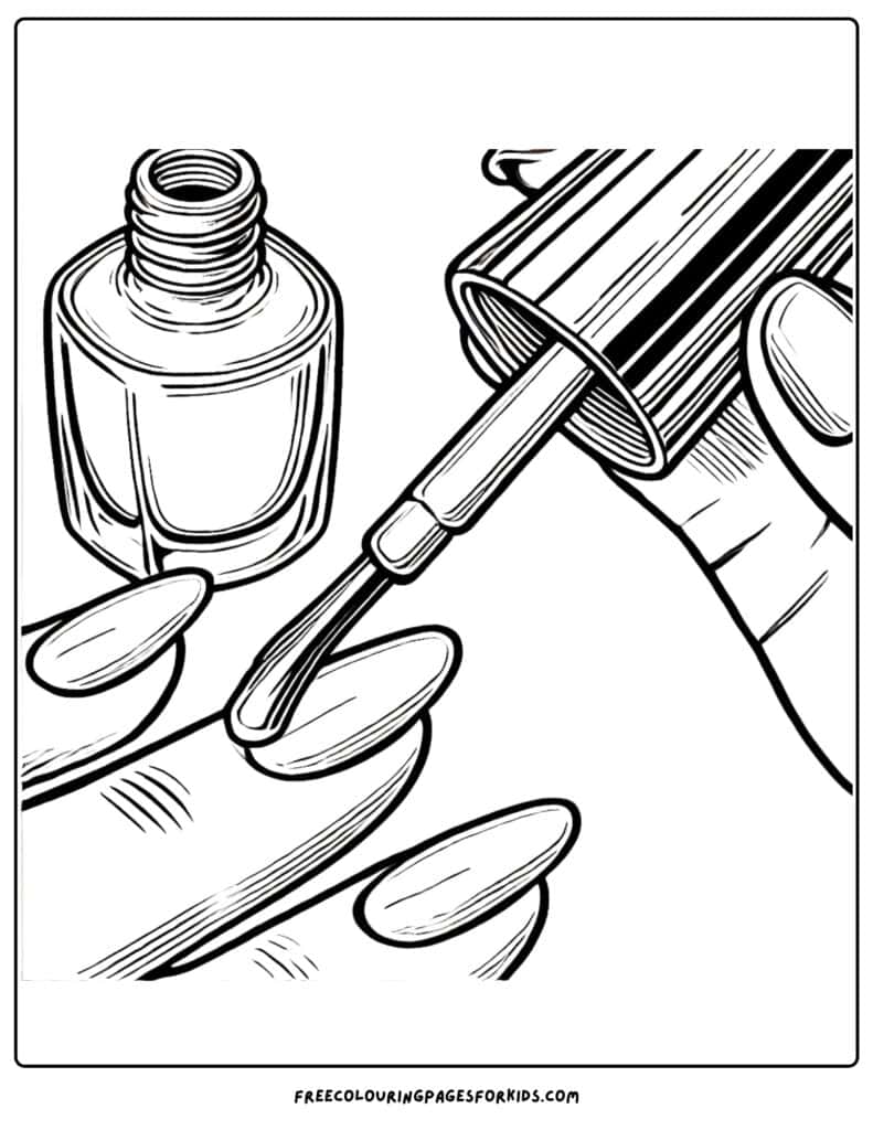 20 Nails Coloring Pages - Coloring Pages For Kids