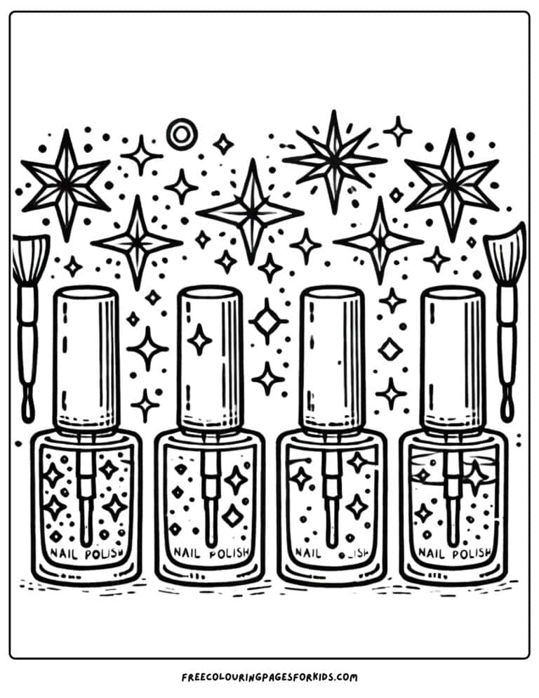 20 Nails Coloring Pages - Coloring Pages For Kids