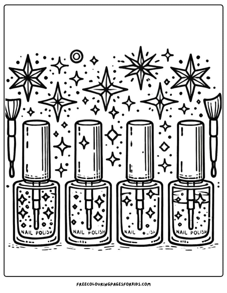 20 Nails Coloring Pages - Coloring Pages For Kids