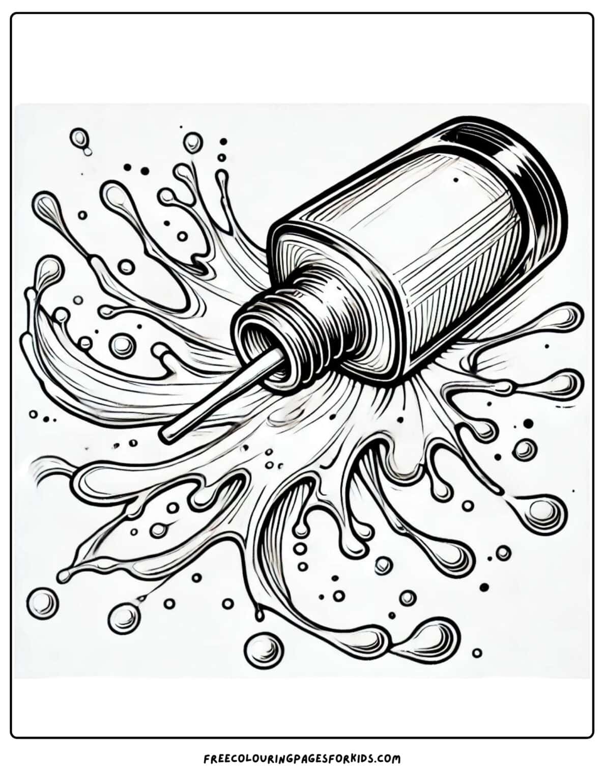 20 Nails Coloring Pages - Coloring Pages For Kids
