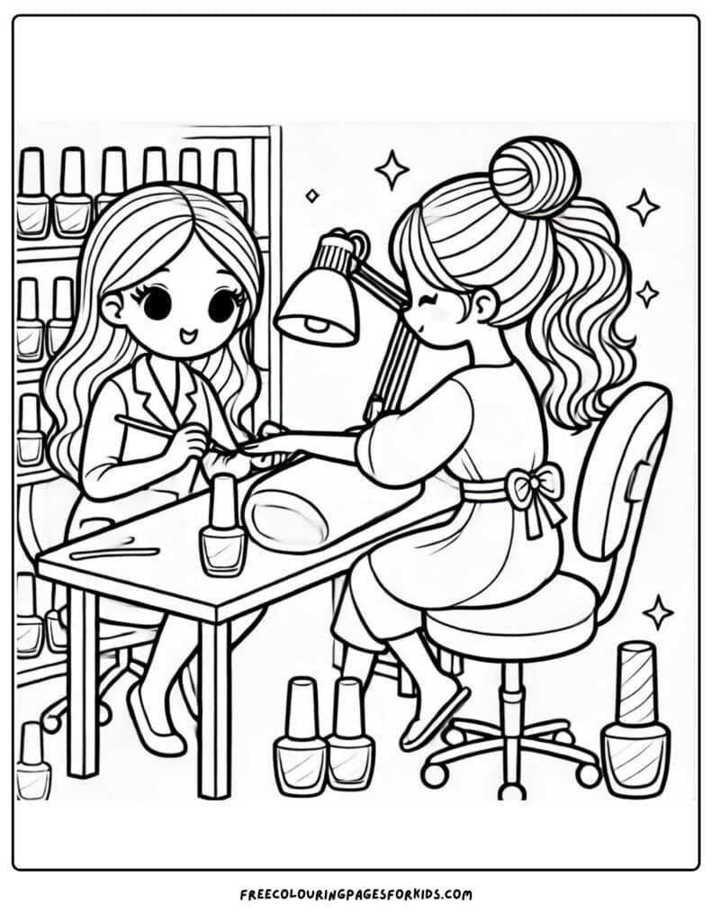 20 Nails Coloring Pages - Coloring Pages For Kids