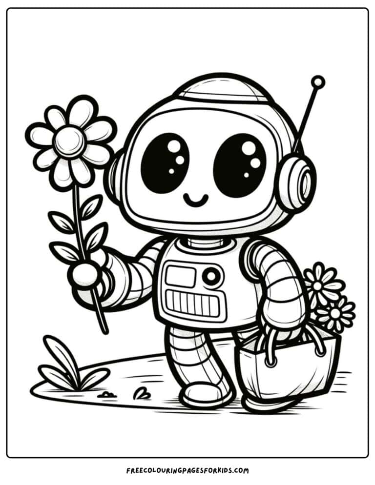 18 Robot Coloring Pages - Coloring For Kids