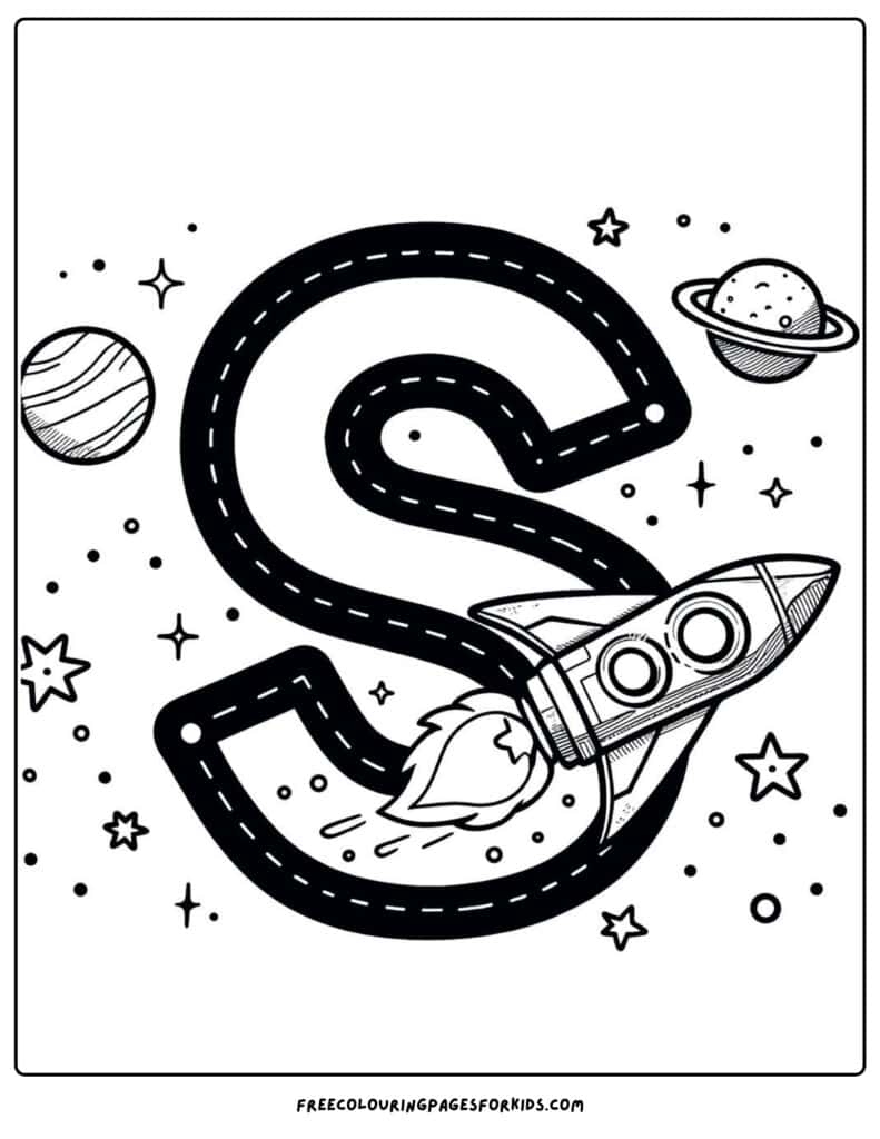 16 Letter S Coloring Pages