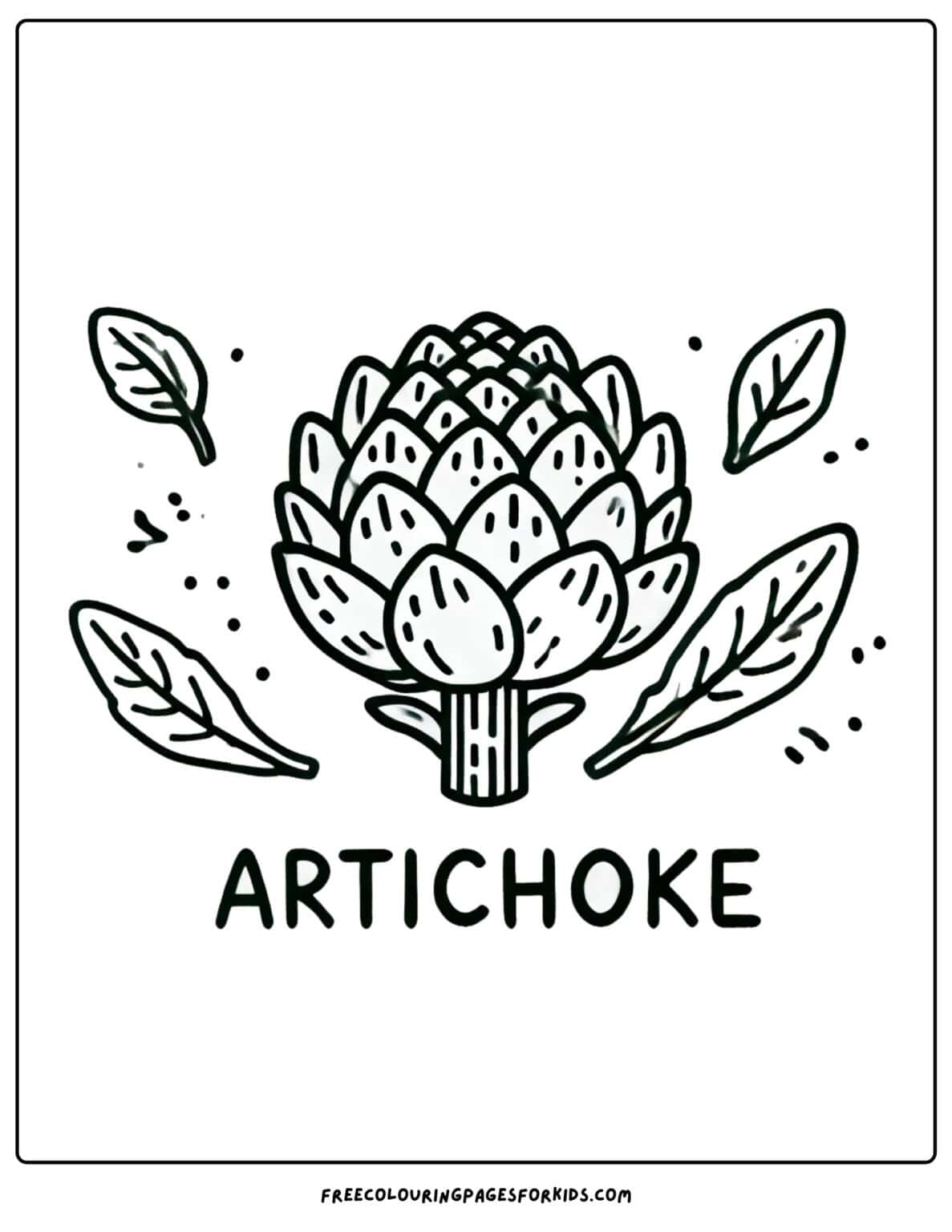 24 Vegetable Coloring Pages