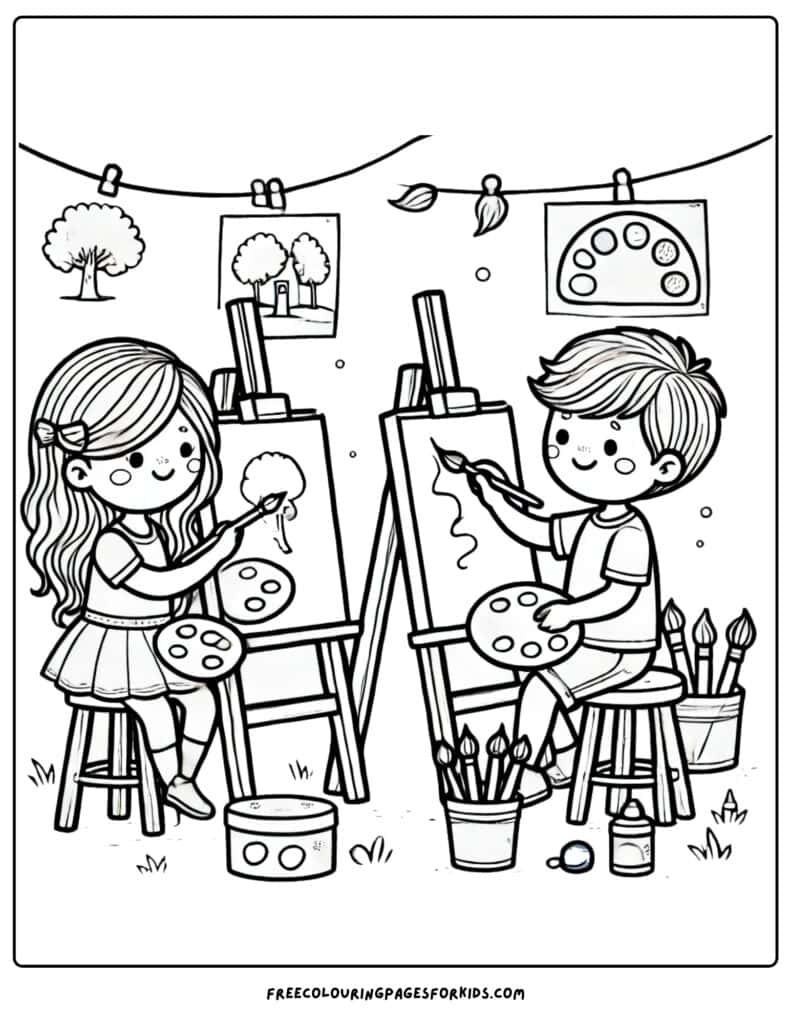 18 Back to School Coloring Pages