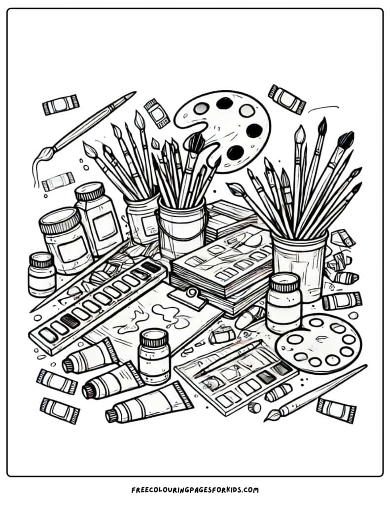 18 Back to School Coloring Pages