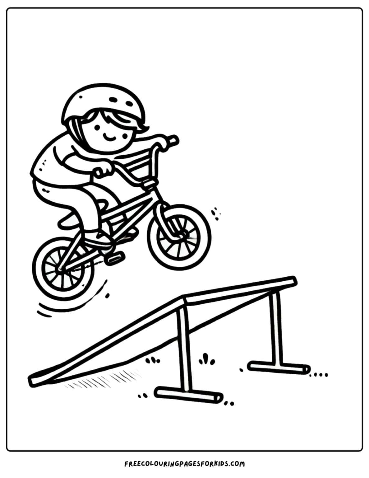 20 BMX Bike Coloring Pages