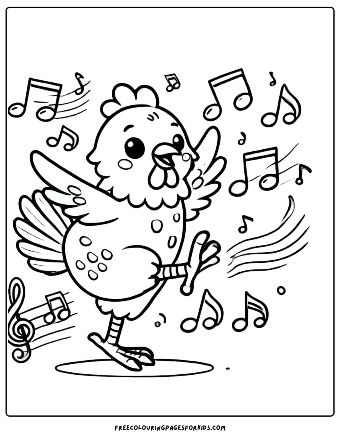 18 Chicken Coloring Pages