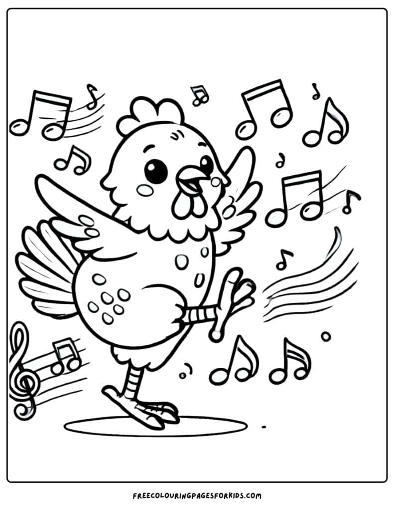 18 Chicken Coloring Pages