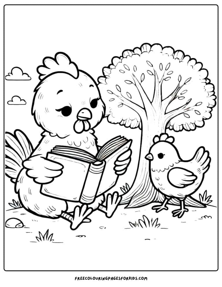 18 Chicken Coloring Pages