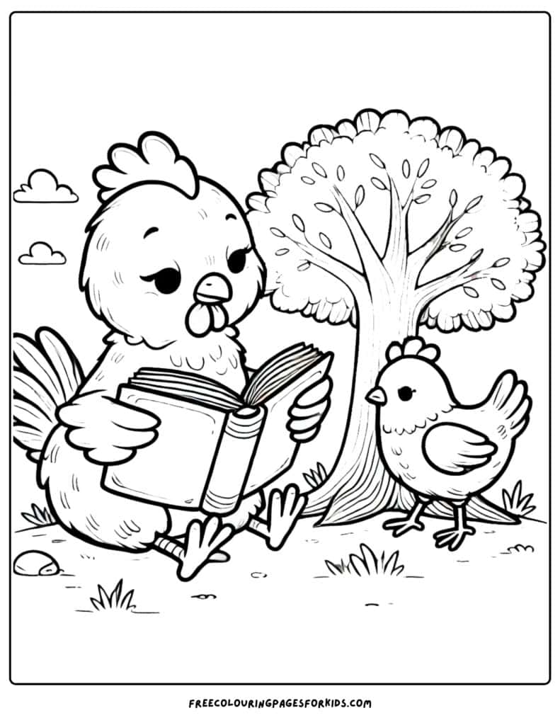 18 Chicken Coloring Pages