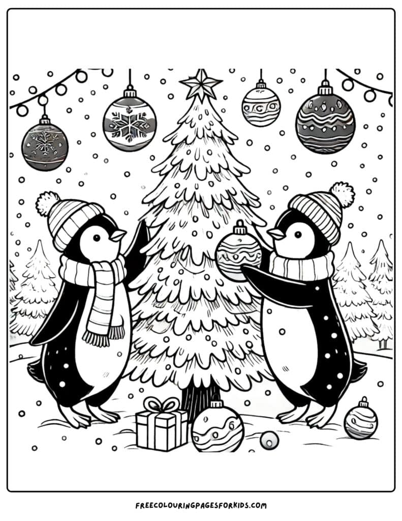 15 Christmas in July Colouring Pages