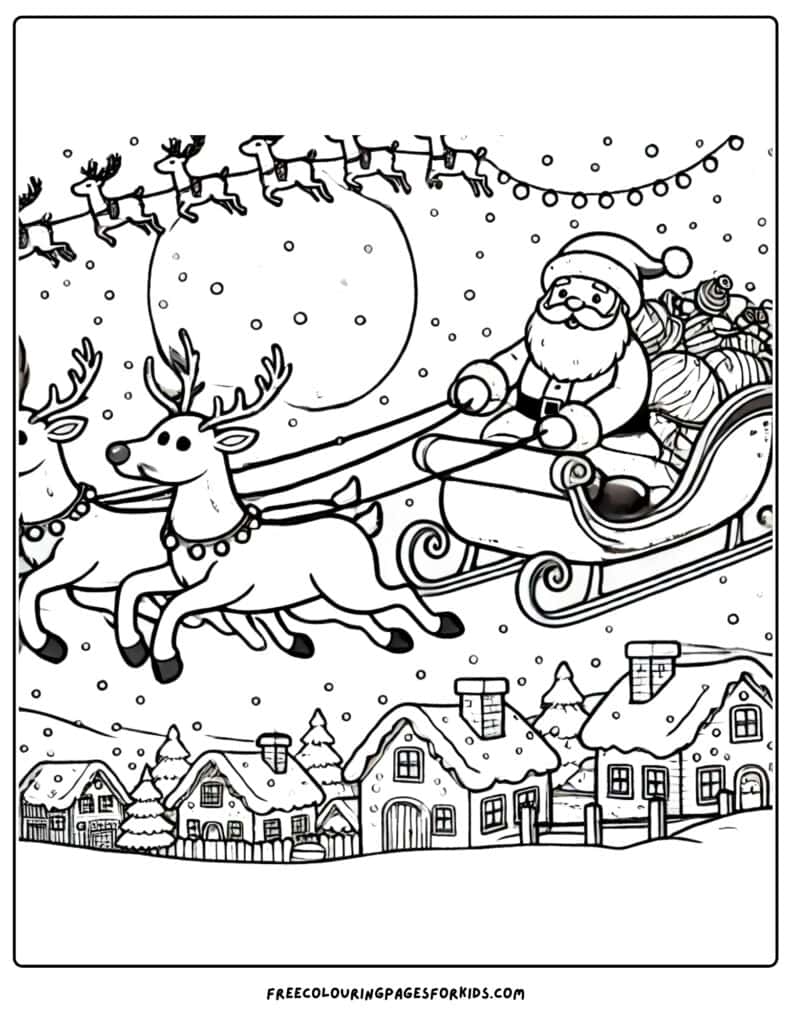 15 Christmas in July Colouring Pages