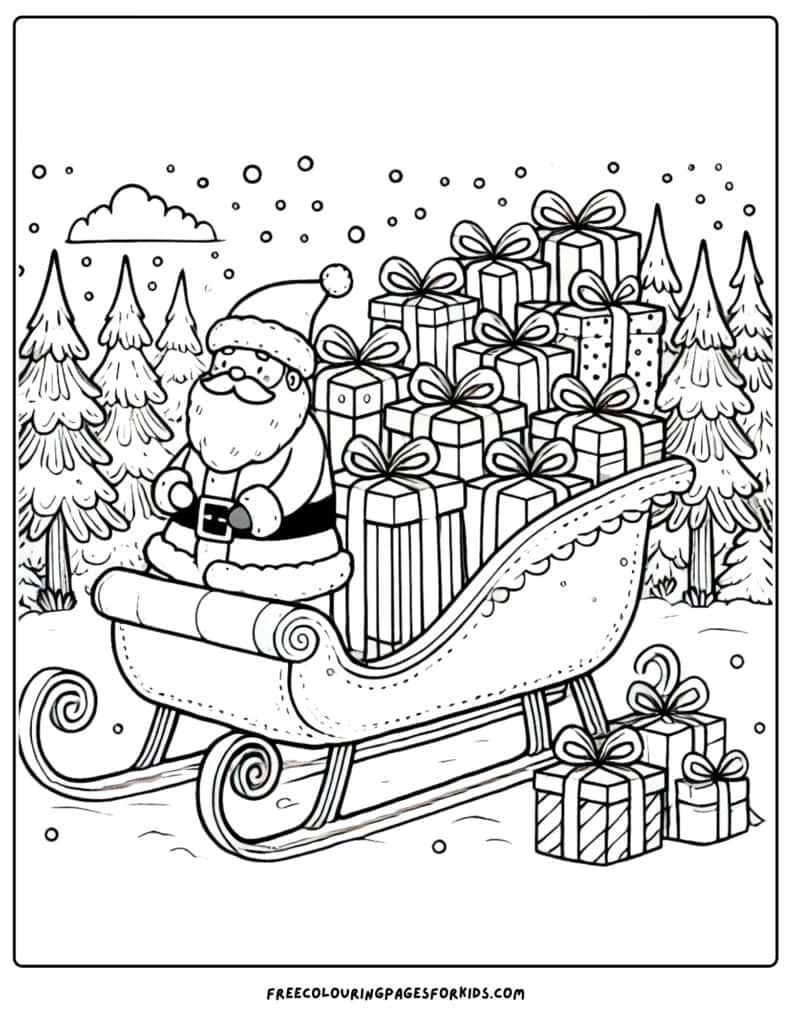15 Christmas in July Colouring Pages