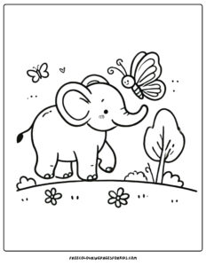 23 World Elephant Day Coloring Pages