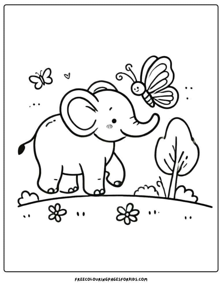 23 World Elephant Day Coloring Pages