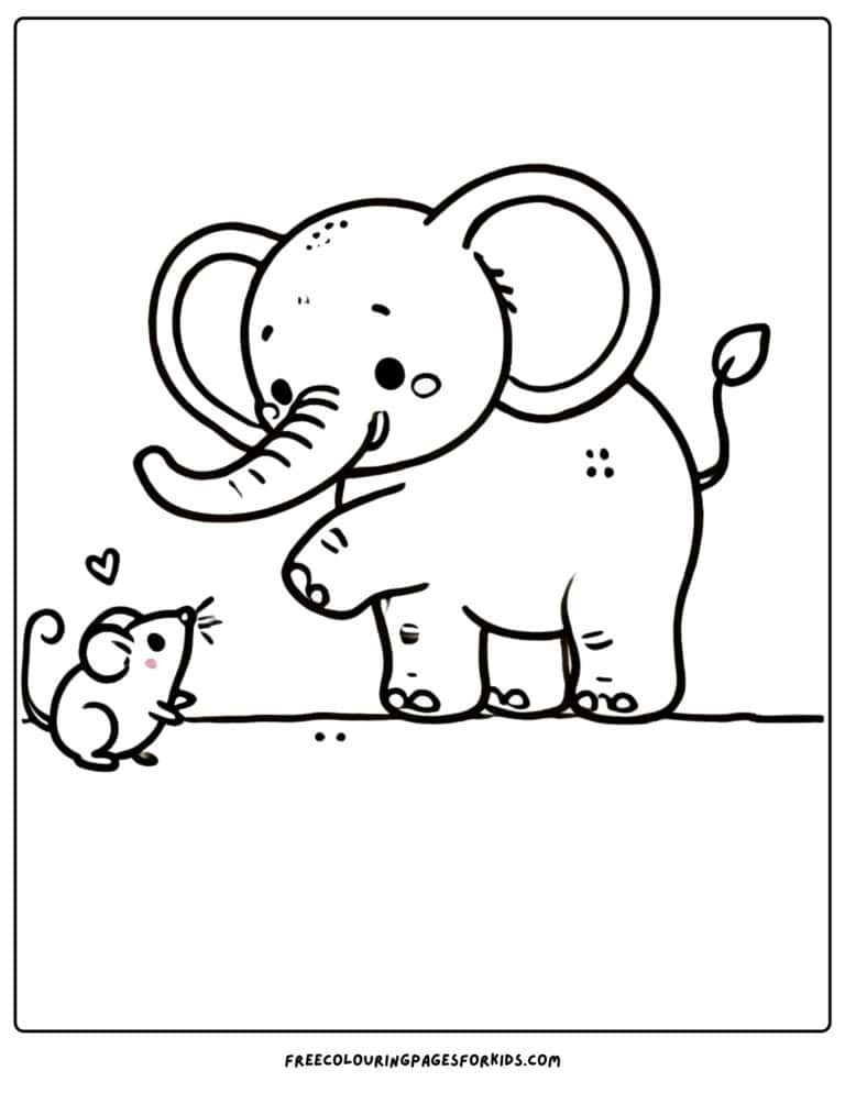 23 World Elephant Day Coloring Pages