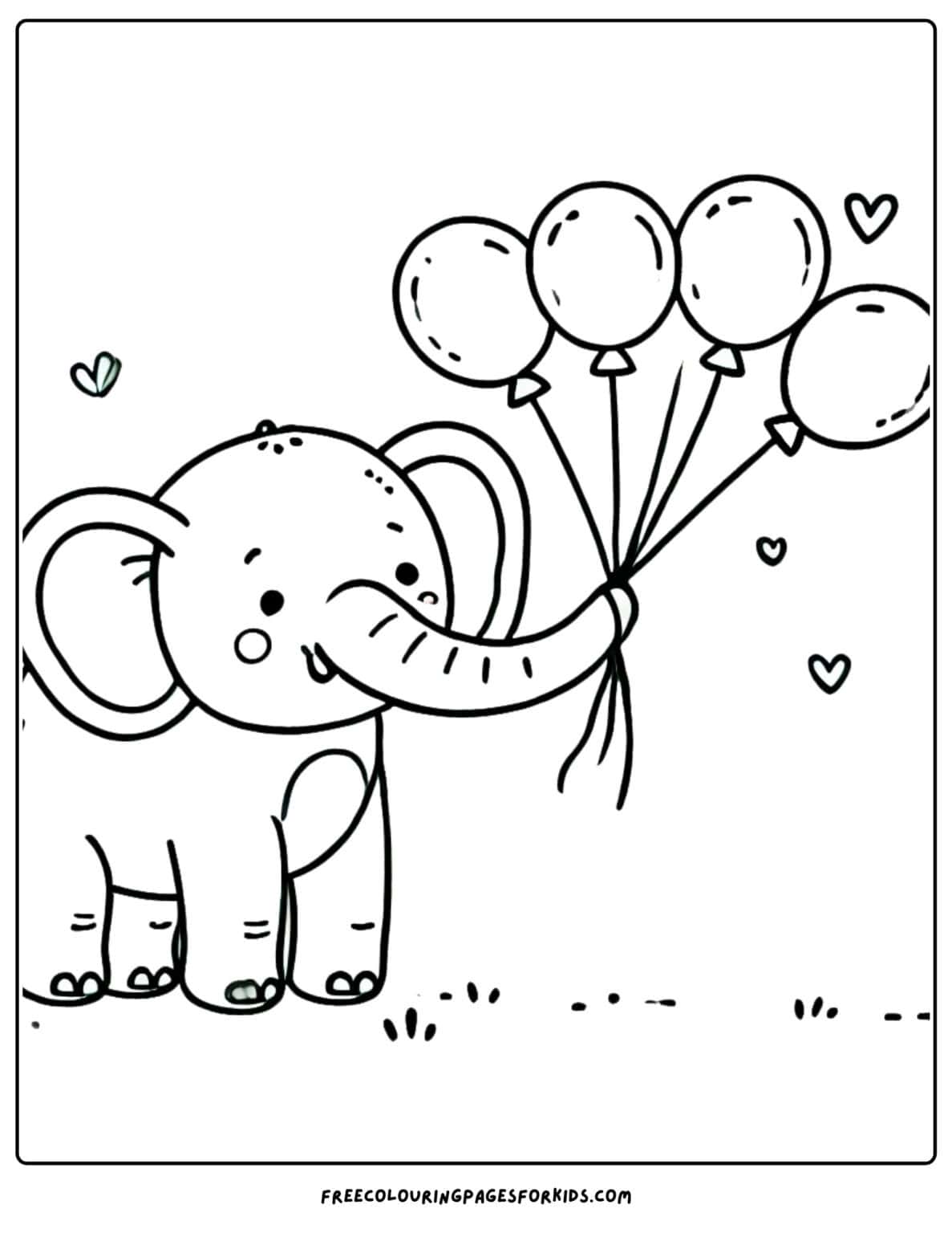 23 World Elephant Day Coloring Pages