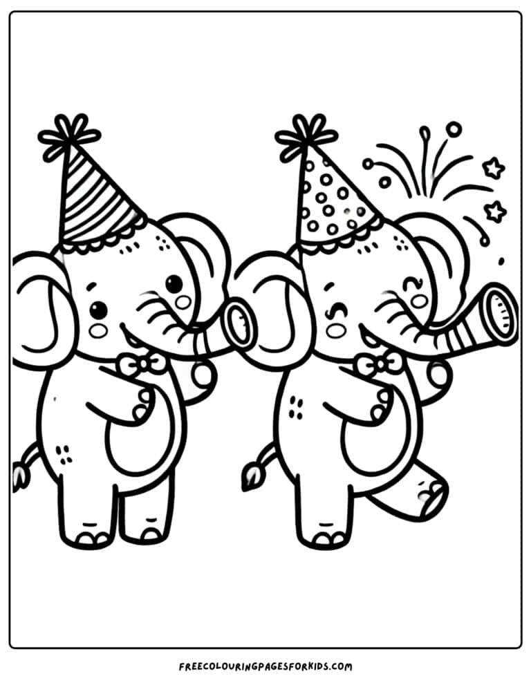 23 World Elephant Day Coloring Pages