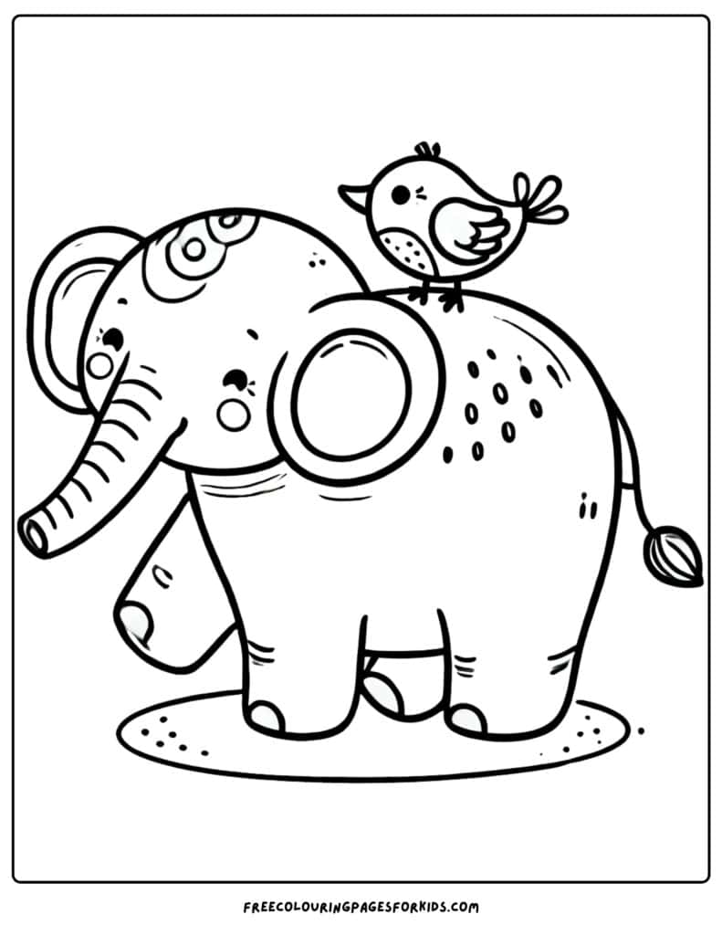 23 World Elephant Day Coloring Pages