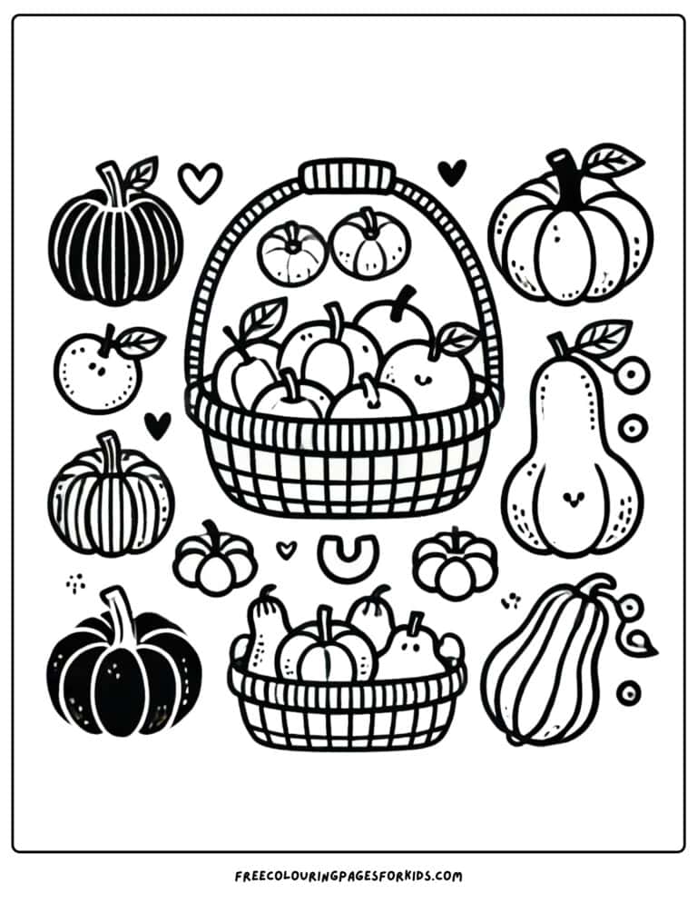 23 Fall Coloring Pages - Coloring For Kids
