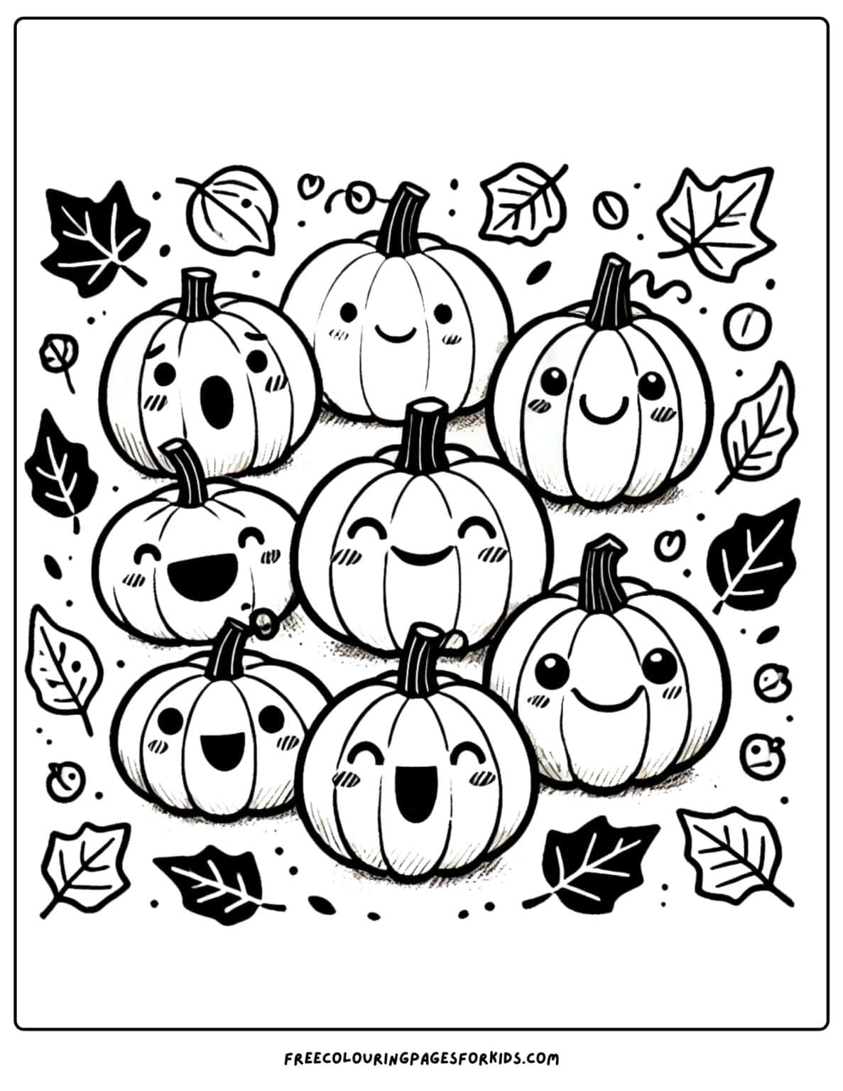 23 Fall Coloring Pages - Coloring For Kids