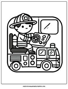 13 Firefighter Coloring Pages