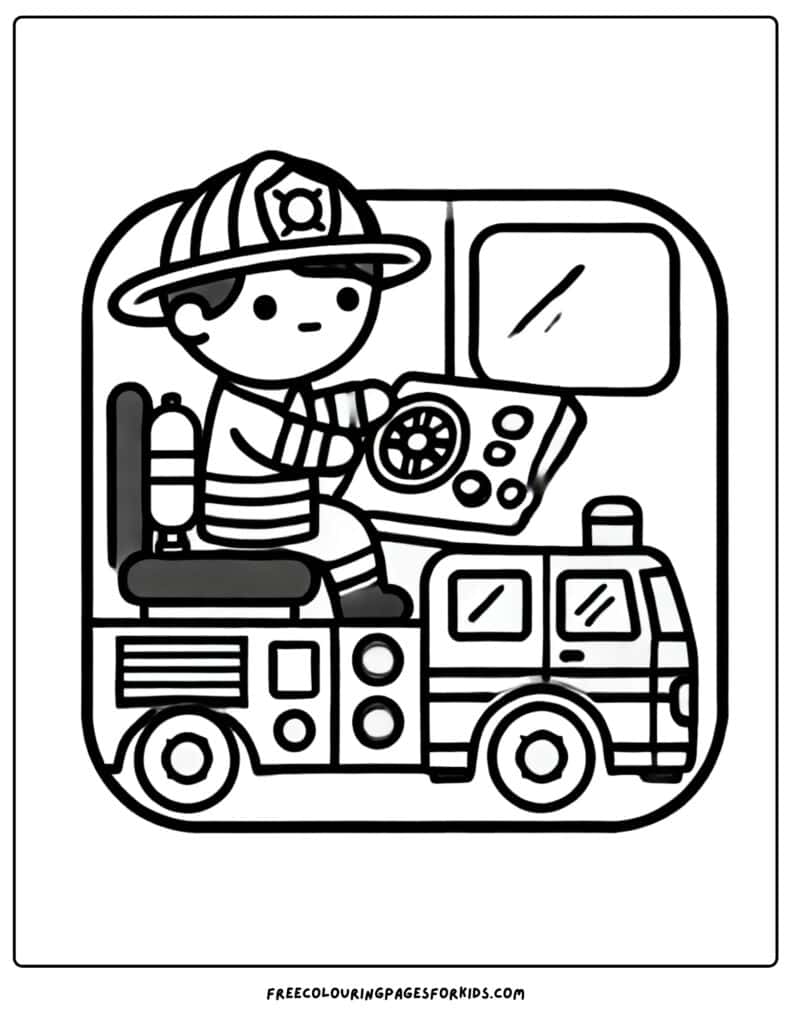 13 Firefighter Coloring Pages