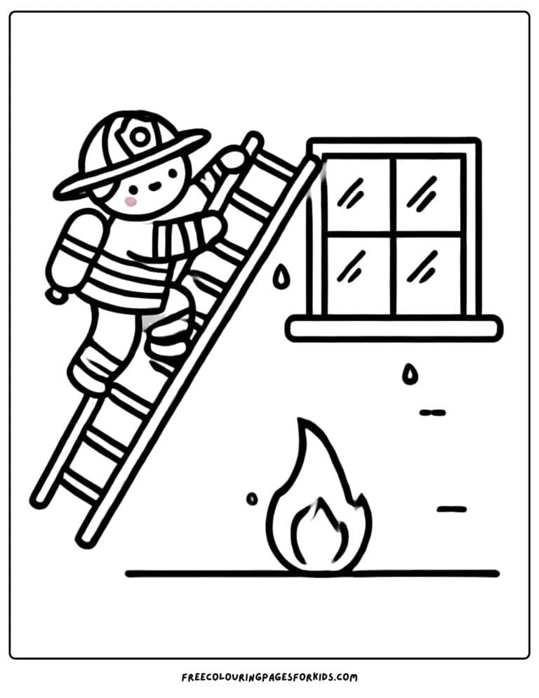 13 Firefighter Coloring Pages