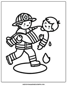 13 Firefighter Coloring Pages