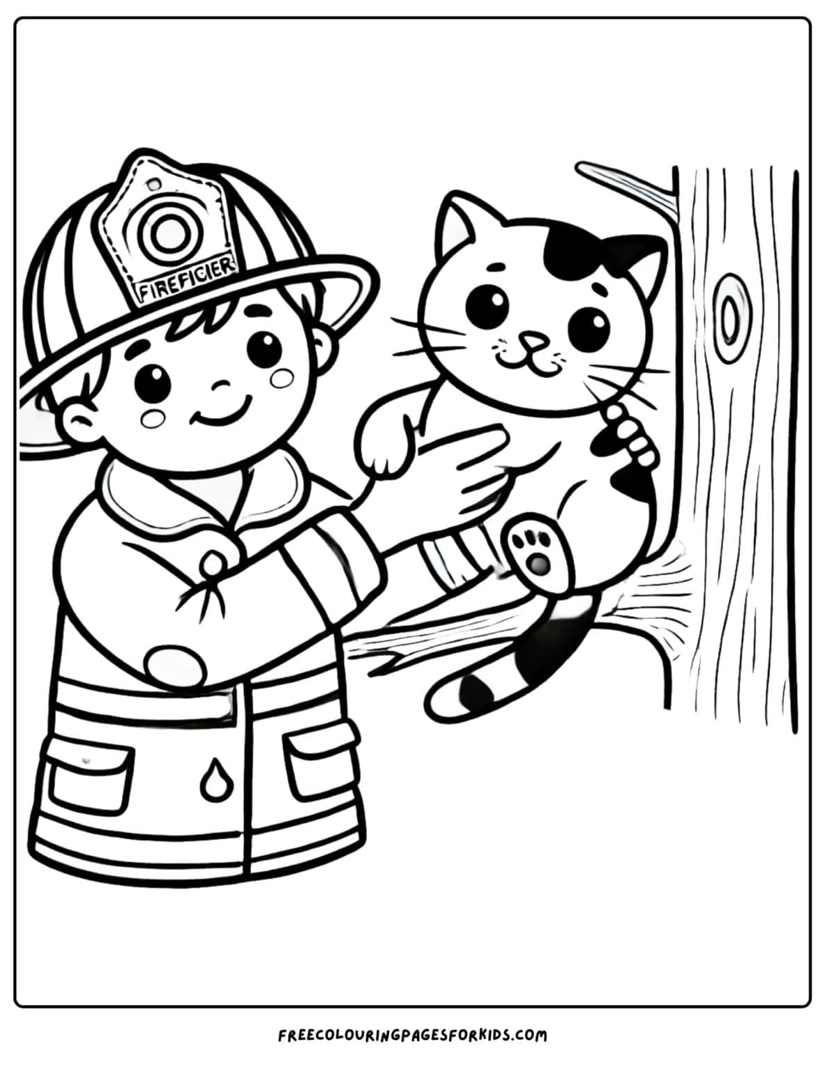 13 Firefighter Coloring Pages