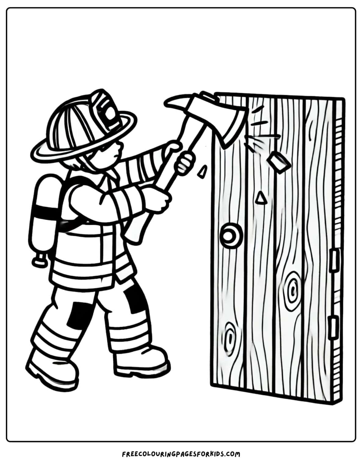13 Firefighter Coloring Pages
