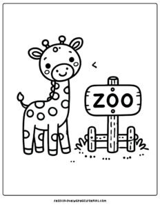 21 Giraffe Coloring Pages - Coloring For Kids