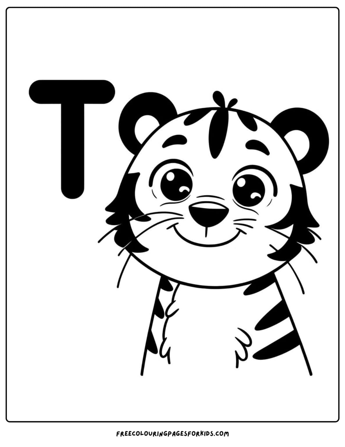 15 Letter T Coloring Pages