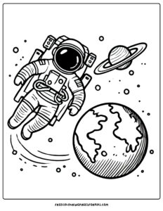 12 Moon Landing Coloring Pages