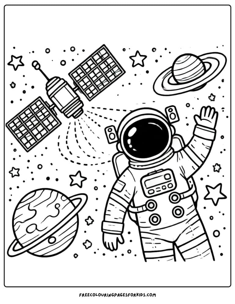 12 Moon Landing Coloring Pages