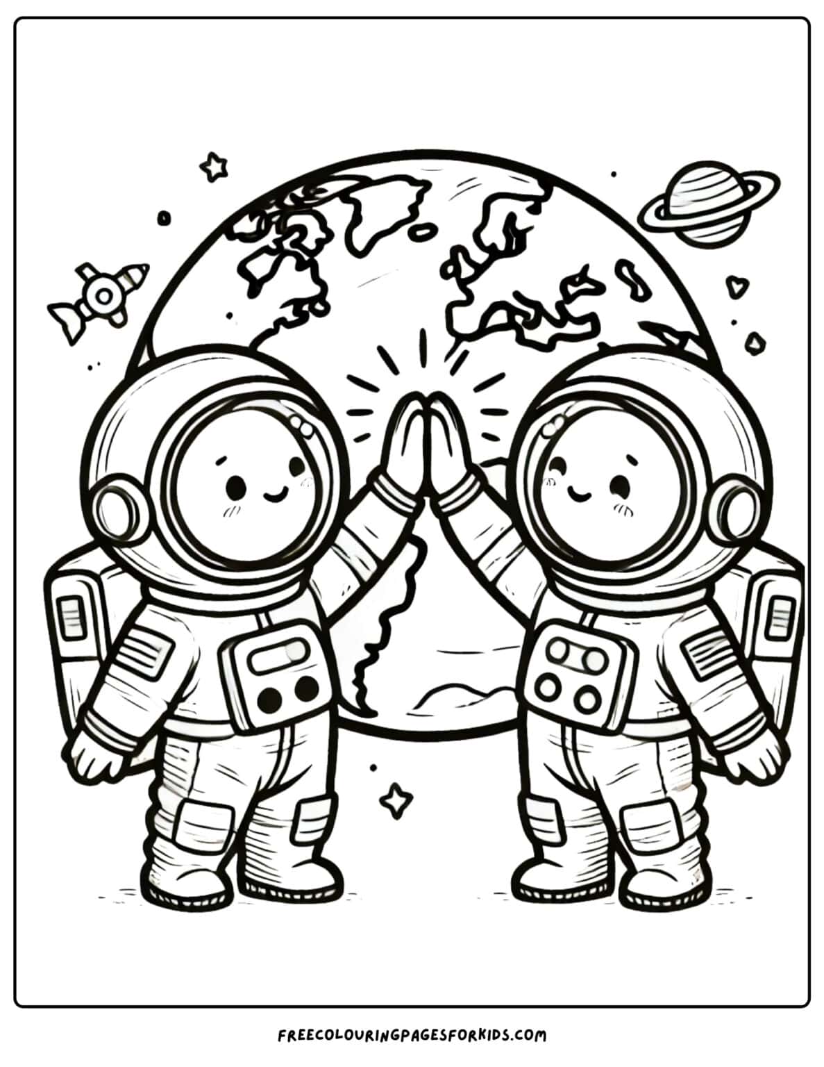 12 Moon Landing Coloring Pages