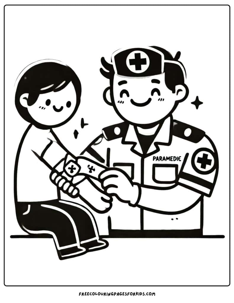 13 Paramedic Coloring Pages