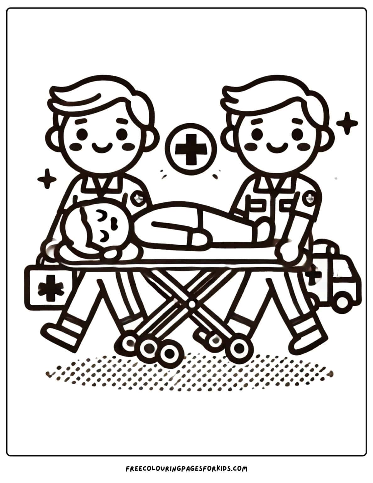 13 Paramedic Coloring Pages