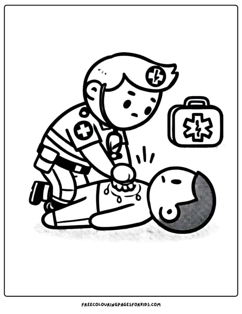 13 Paramedic Coloring Pages