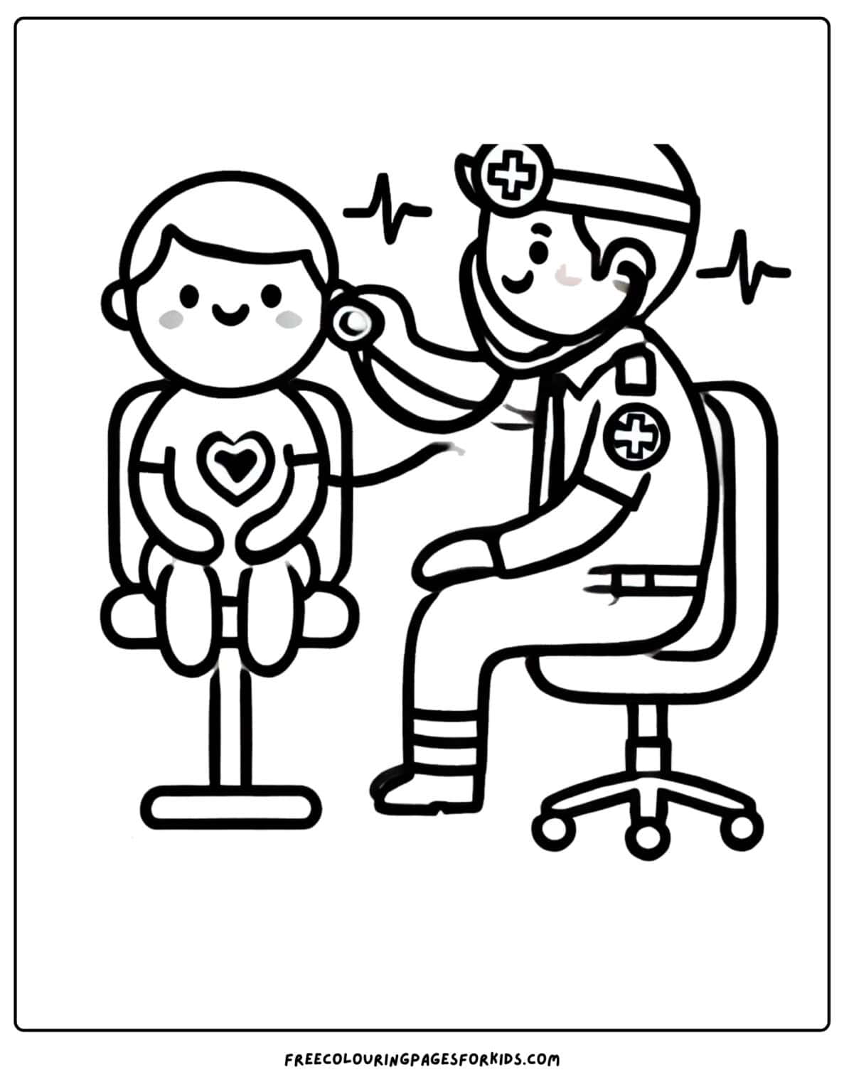 13 Paramedic Coloring Pages