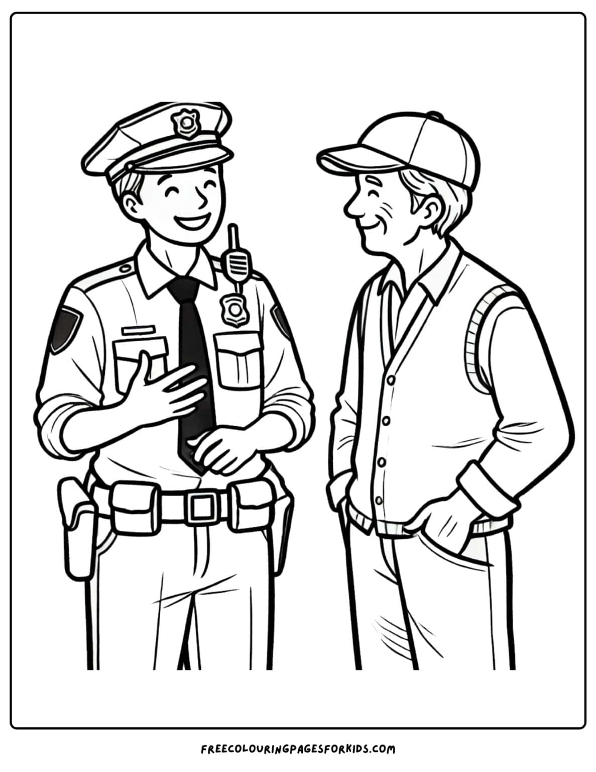 13 Police Officer Coloring Pages