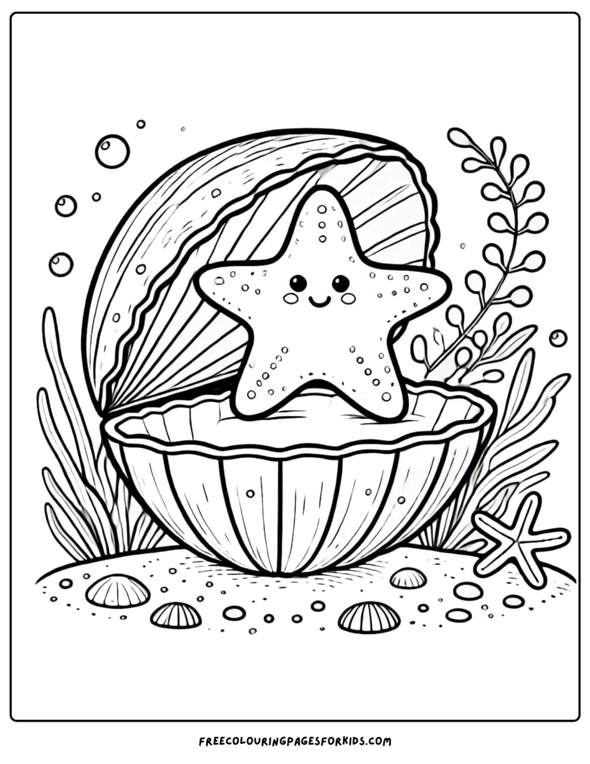 16 Starfish Coloring Pages - Coloring For Kids