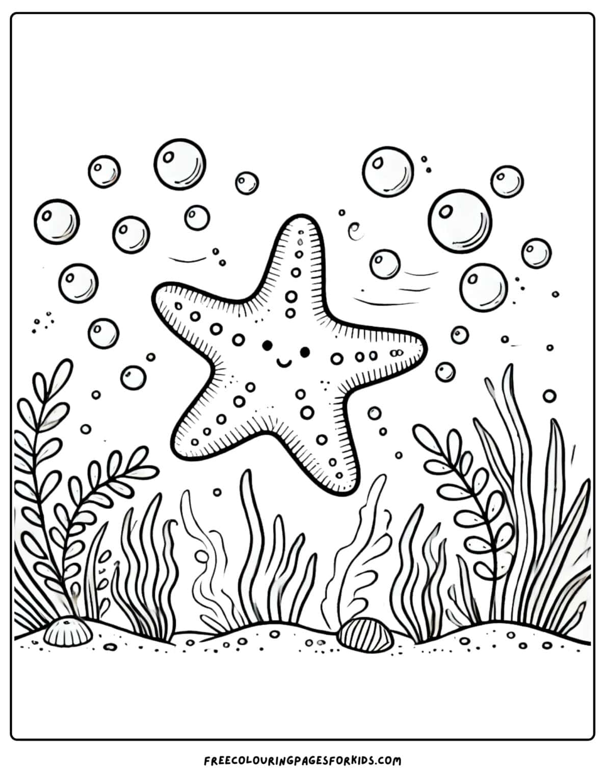 16 Starfish Coloring Pages - Coloring For Kids