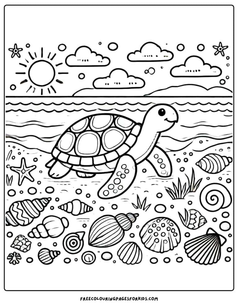 18 Turtle Coloring Pages - Coloring For Kids