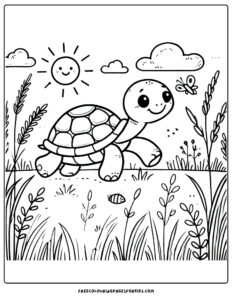 18 Turtle Coloring Pages - Coloring For Kids