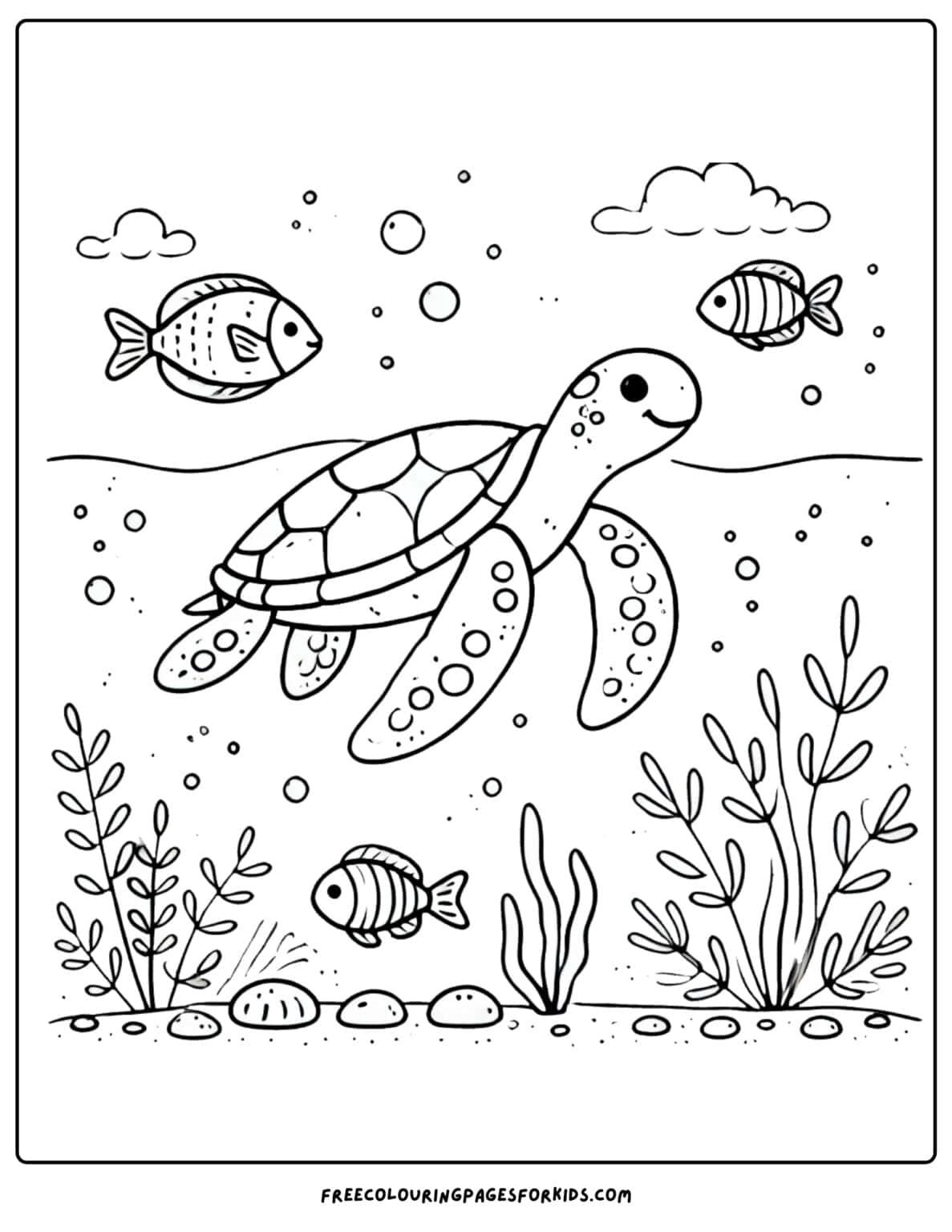 18 Turtle Coloring Pages - Coloring For Kids