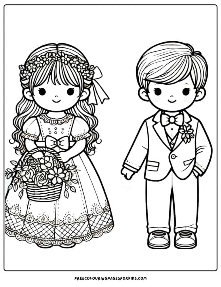 15 Wedding Coloring Pages - Coloring For Kids