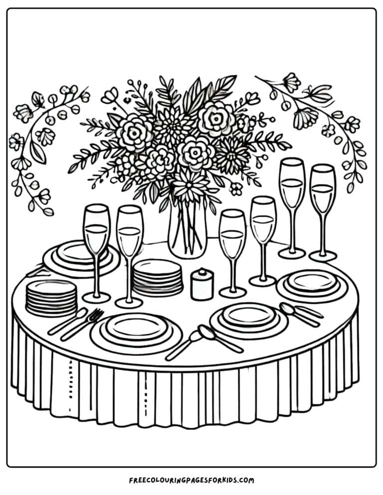 15 Wedding Coloring Pages - Coloring For Kids