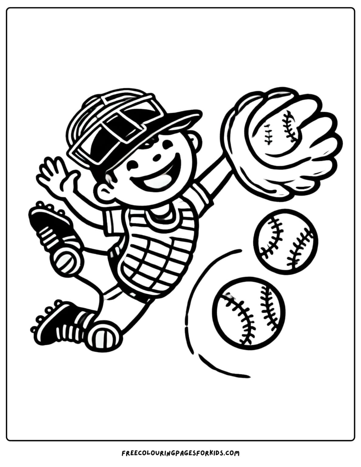 24 Baseball Coloring Pages